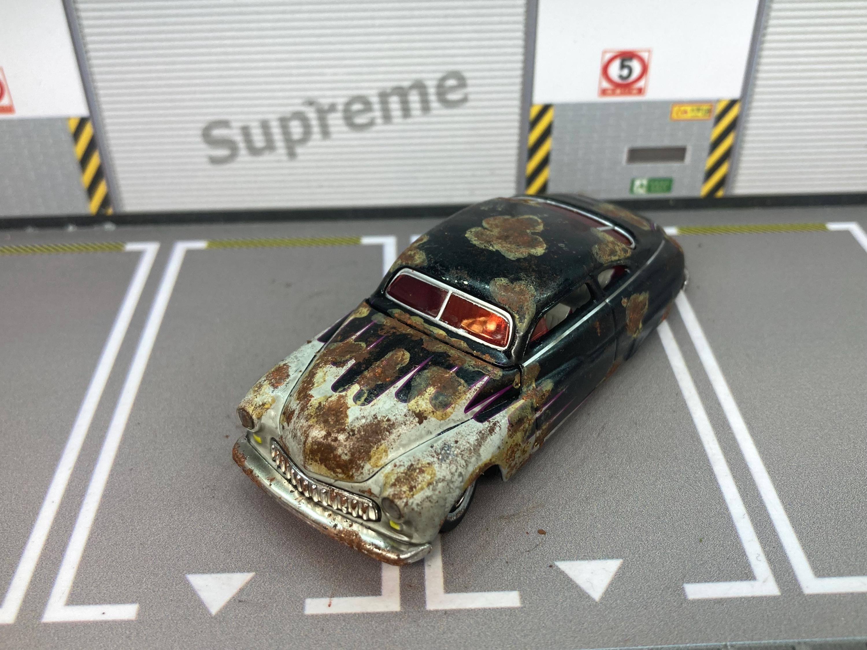 1949 Mercury Coupe Lead Sled Car Customized 1/64 Scale Diecast Car ...