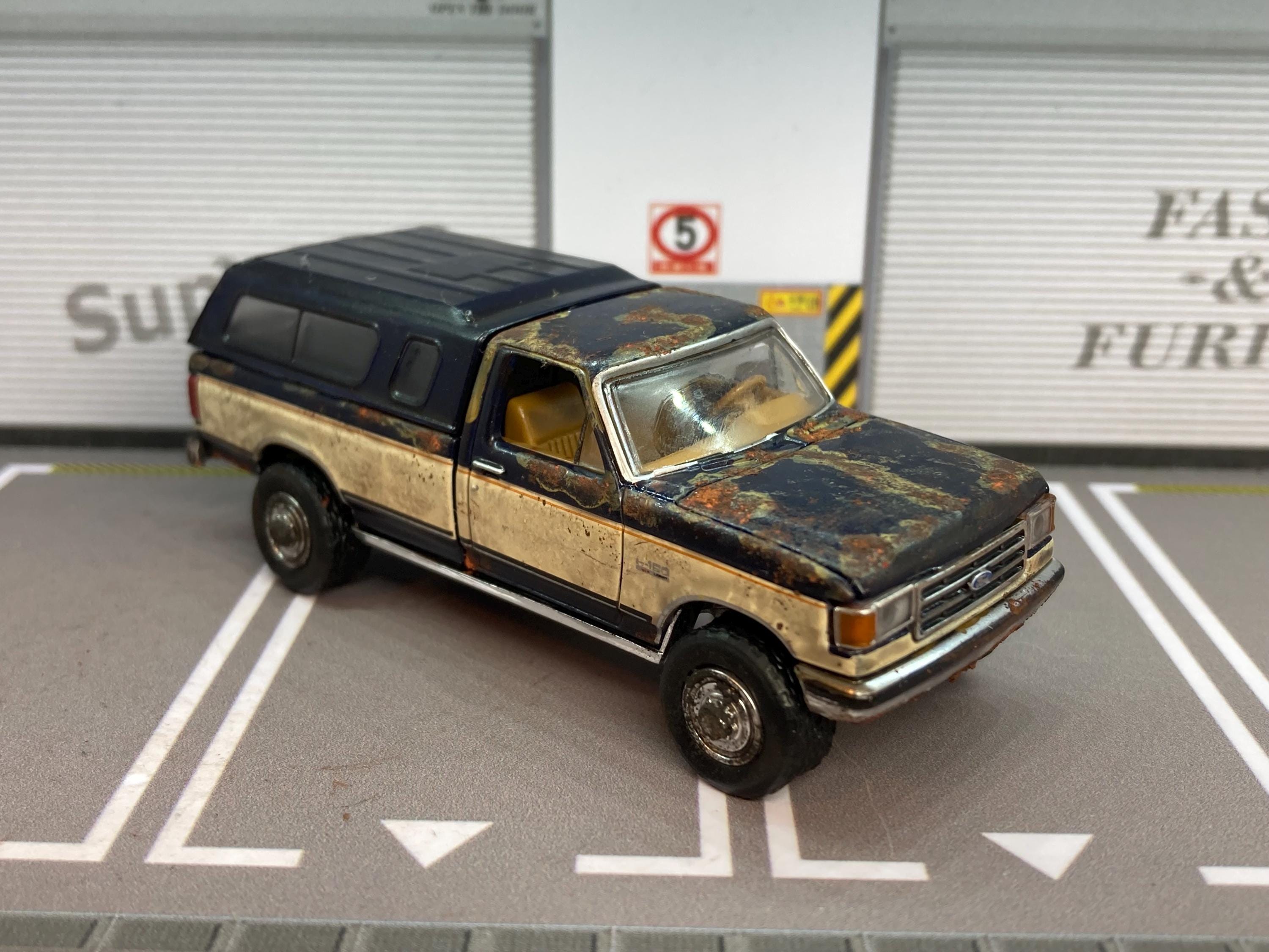 1991 Ford F-150 4x4 Pickup Truck Customized 1/64 Scale Diecastcustom ...