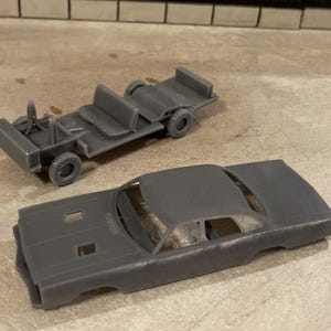 3D Printed 1/64 Scale Late 1960s Dodge / Chrysler Style Demolition Demo ...