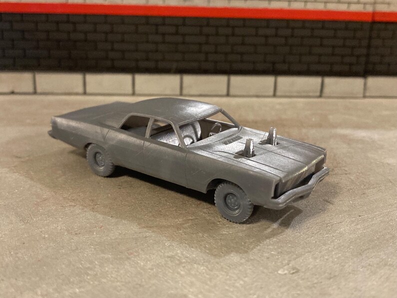 3D Printed 1/64 Scale Late 1960s Dodge / Chrysler Style Demolition Demo ...