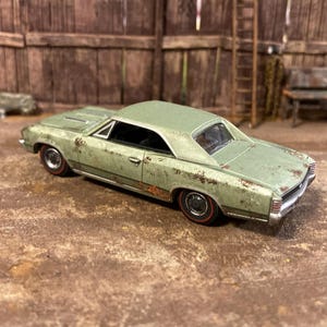 1967 Chevy Chevelle Customized 1/64 Scale Diecast Car. Custom Barn Find ...