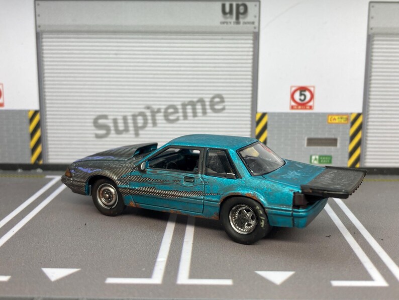 1990 Ford Mustang Fox Body Customized 1/64 Scale Diecast Car. Custom ...