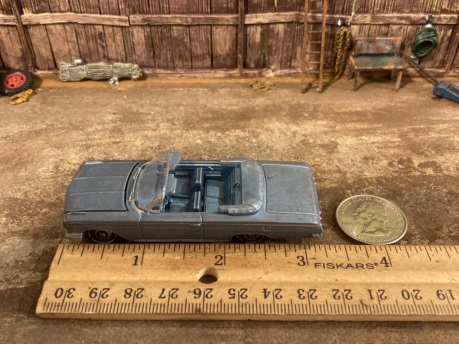 1962 Chevy Impala Convertible Customized 1/64 Scale Diecast Car. Custom ...