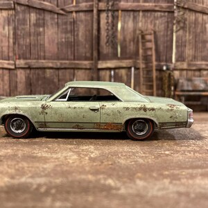 1967 Chevy Chevelle Customized 1/64 Scale Diecast Car. Custom Barn Find ...