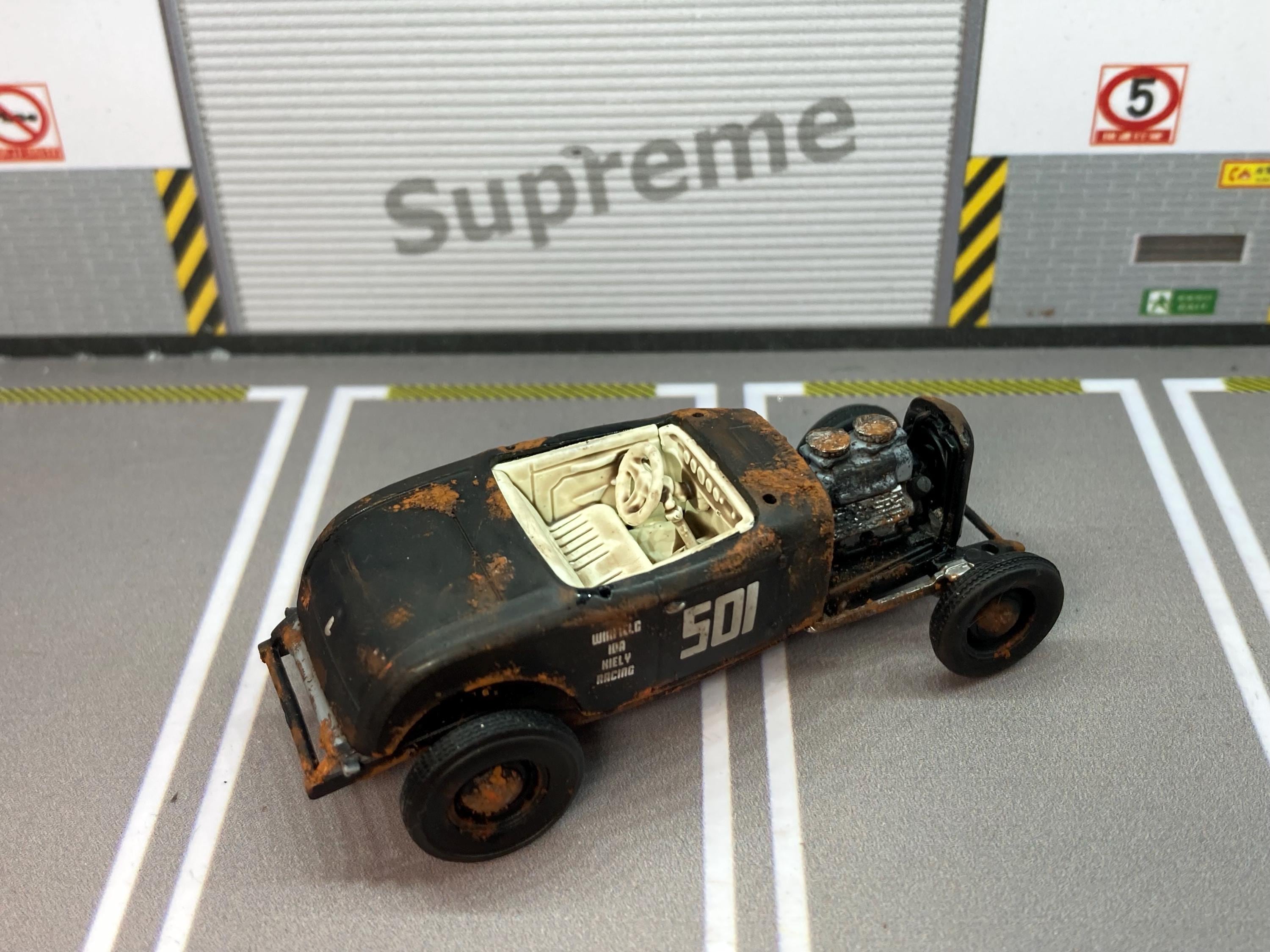 1932 Ford Roadster Race Car Customized 1/64 Scale Diecast Car. Custom ...