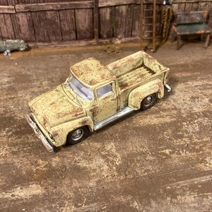 1956 Ford Stepside F-100 Pickup Customized 1/64 Scale Diecast Truck ...