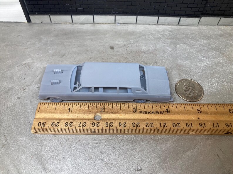 3D Printed 1/64 Scale 1970’s Lincoln Limo Limousine Demolition Demo ...