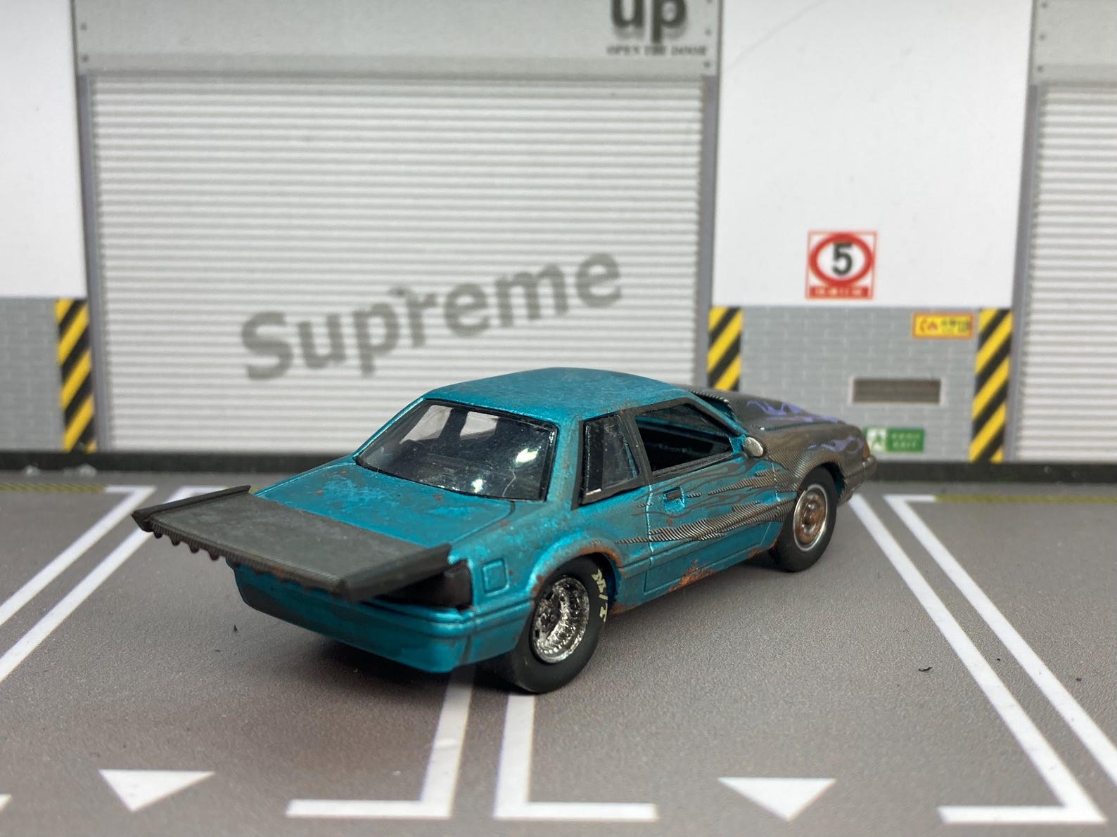 1990 Ford Mustang Fox Body Customized 1/64 Scale Diecast Car. Custom ...