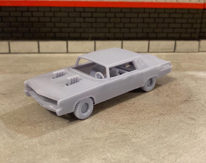 3D Printed 1/64 Scale Mid 1960’s Imperial Crown 4 Door Style Demolition ...