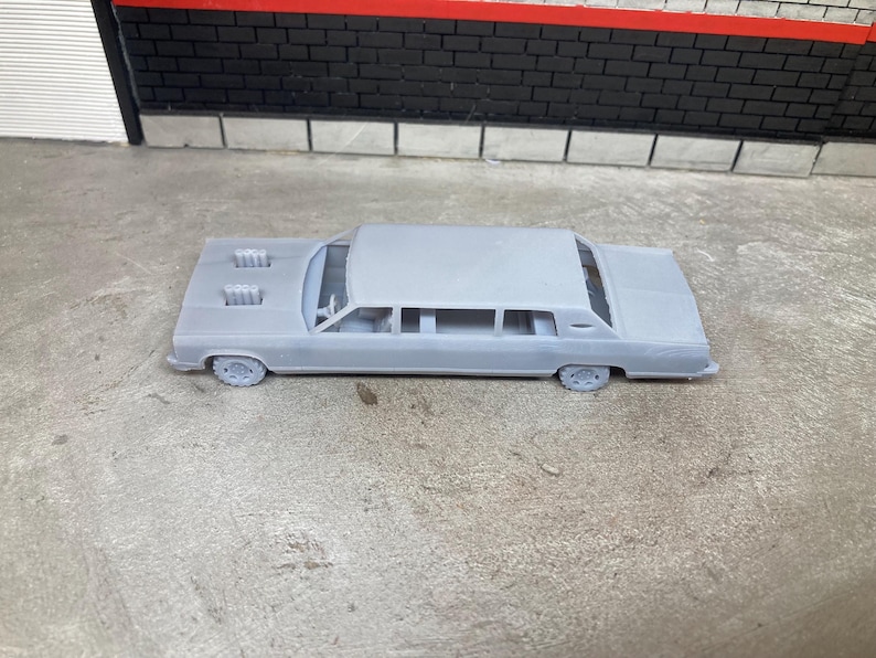 3D Printed 1/64 Scale 1970’s Lincoln Limo Limousine Demolition Demo ...