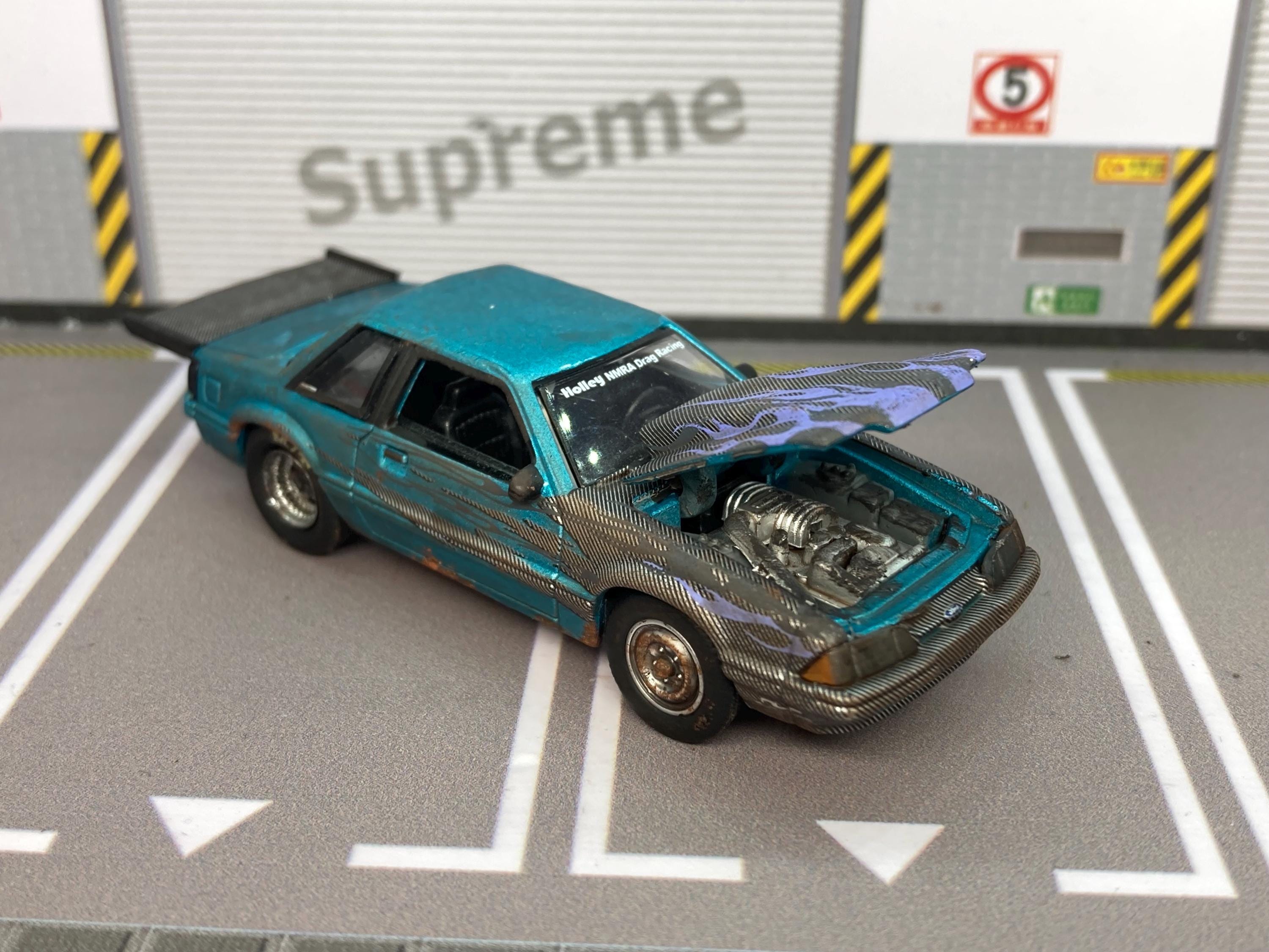 1990 Ford Mustang Fox Body Customized 1/64 Scale Diecast Car. Custom ...