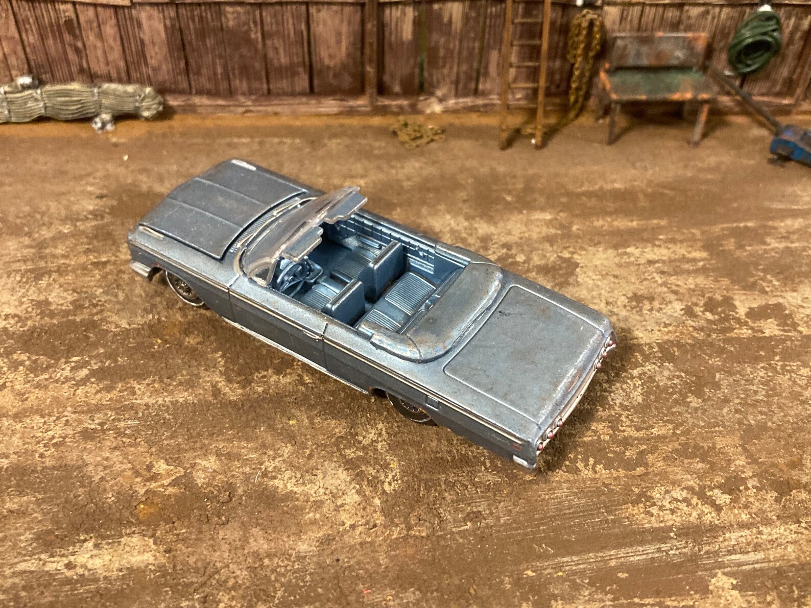 1962 Chevy Impala Convertible Customized 1/64 Scale Diecast Car. Custom ...