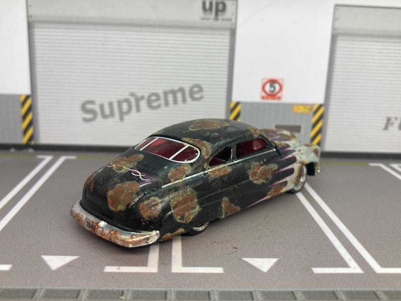1949 Mercury Coupe Lead Sled Car Customized 1/64 Scale Diecast Car ...
