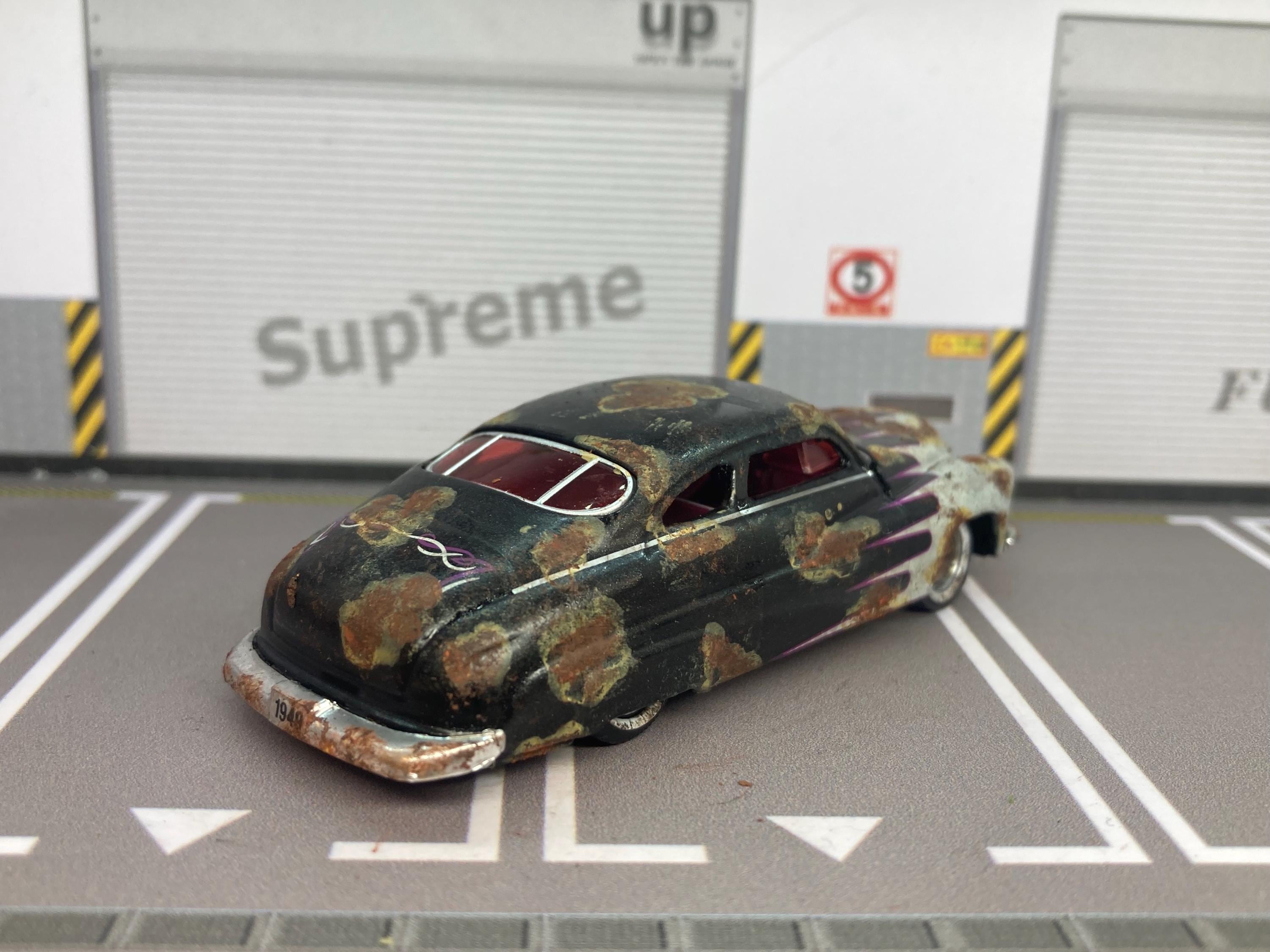 1949 Mercury Coupe Lead Sled Car Customized 1/64 Scale Diecast Car ...