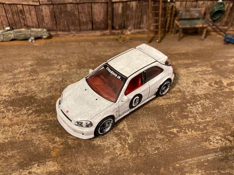 1999 Honda Civic Type R Customized 1/64 Scale Diecast Car. Custom Barn ...