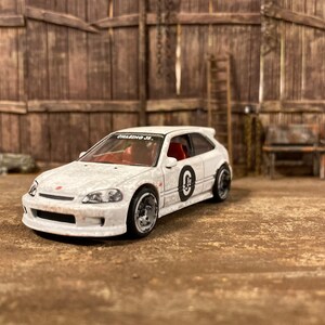 1999 Honda Civic Type R Customized 1/64 Scale Diecast Car. Custom Barn ...