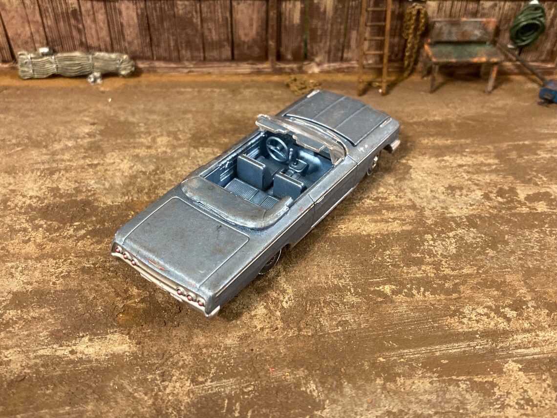 1962 Chevy Impala Convertible Customized 1/64 Scale Diecast Car. Custom ...