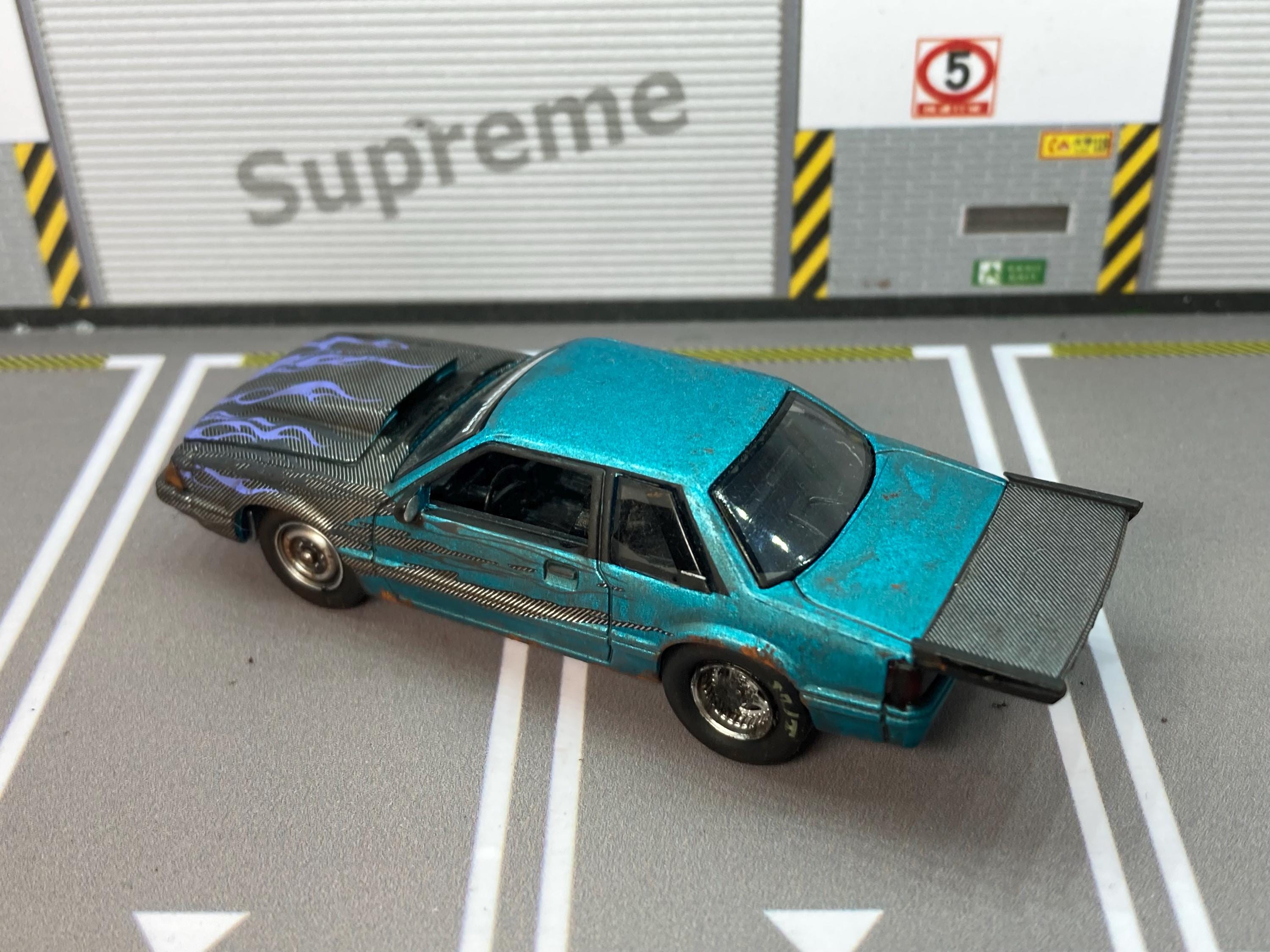 1990 Ford Mustang Fox Body Customized 1/64 Scale Diecast Car. Custom ...