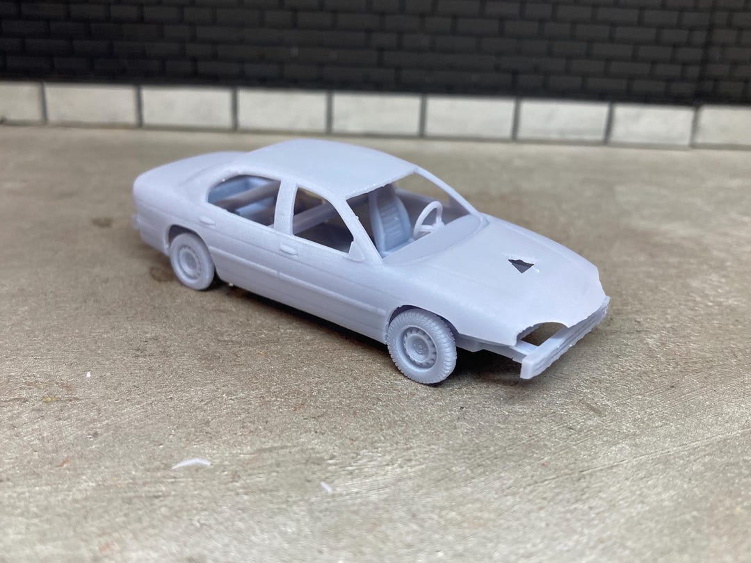 3D Printed 1/64 Scale Mid 1990’s Chevy Lumina Style Demolition Demo ...