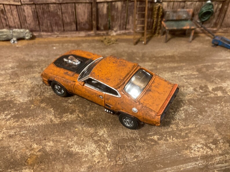 1973 Ford Falcon XB Customized 1/64 Scale Diecast Car. Custom Barn Find ...