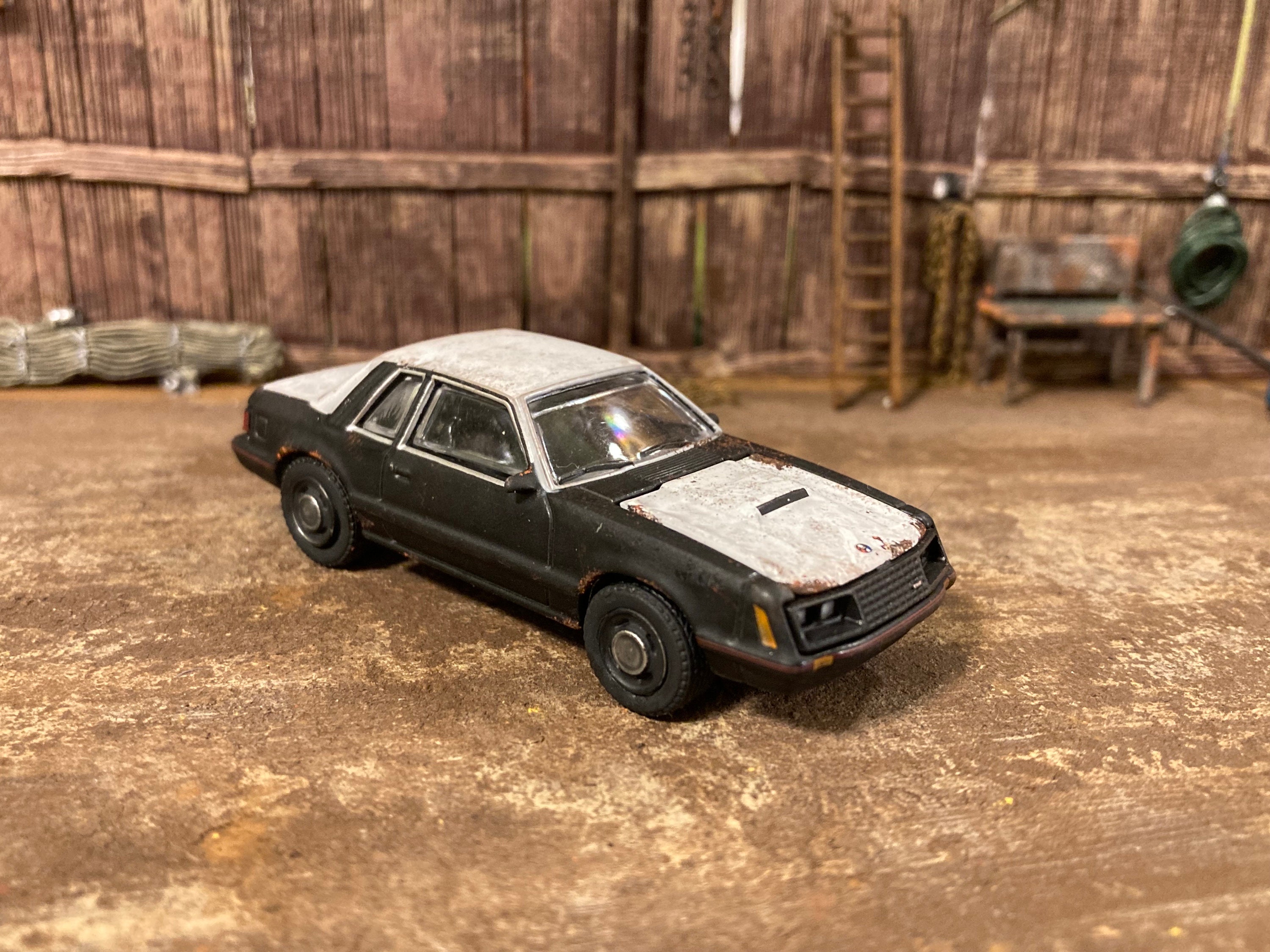 1982 Ford Mustang Fox Body Customized 1/64 Scale Diecast Car. Custom ...
