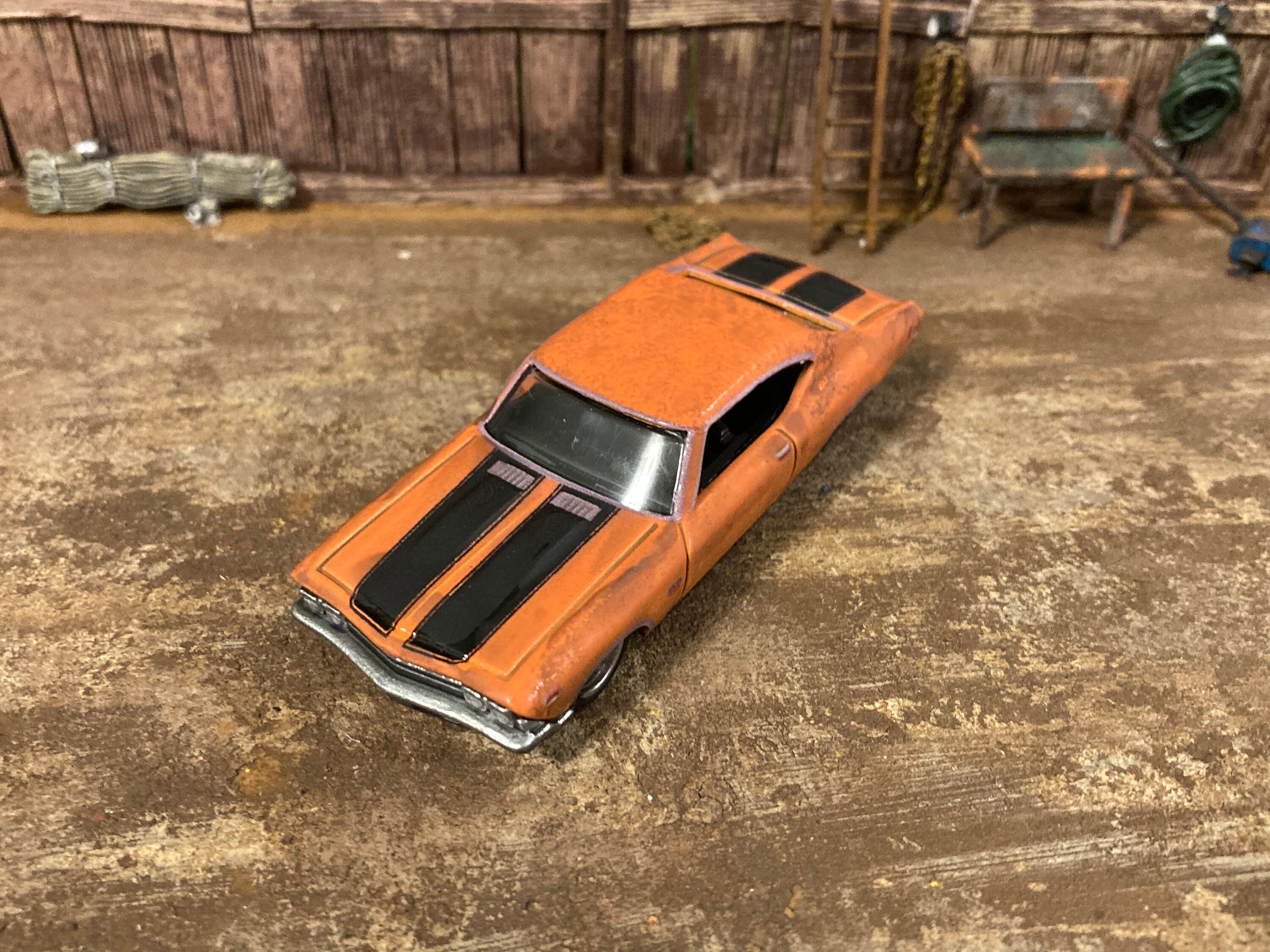 1969 Chevy Chevelle SS Customized 1/64 Scale Diecast Car. Custom Barn ...