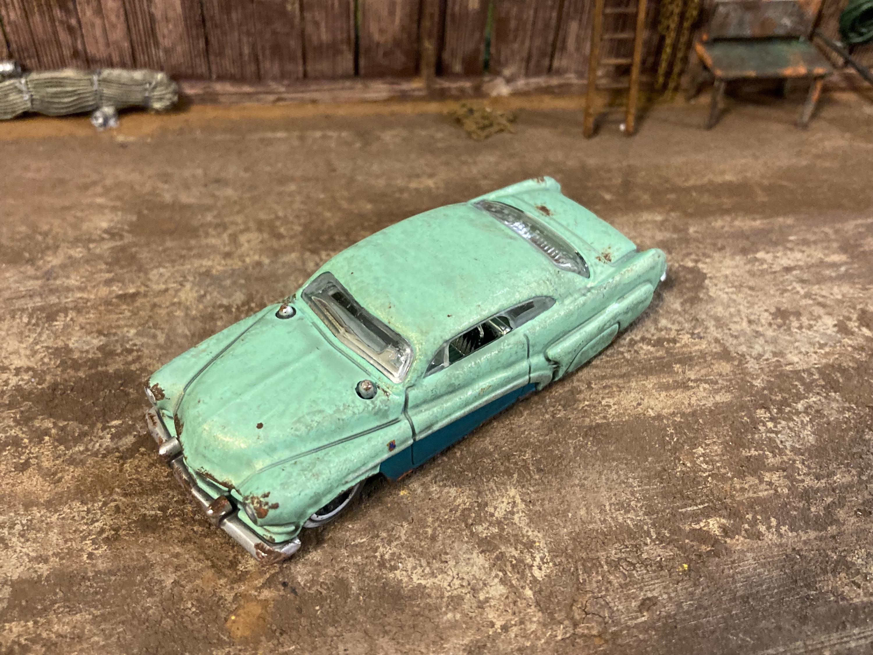 Lead Sled Mercury Customized 1/64 Scale Diecast Car. Custom Barn Find ...
