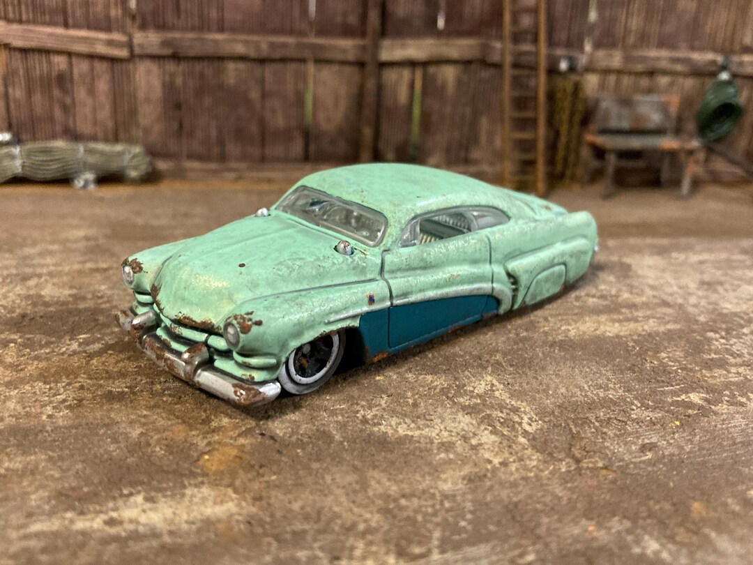 Lead Sled Mercury Customized 1/64 Scale Diecast Car. Custom Barn Find ...