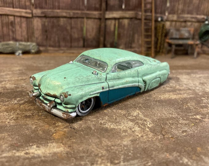 Lead Sled Mercury Customized 1/64 Scale Diecast Car. Custom Barn Find ...