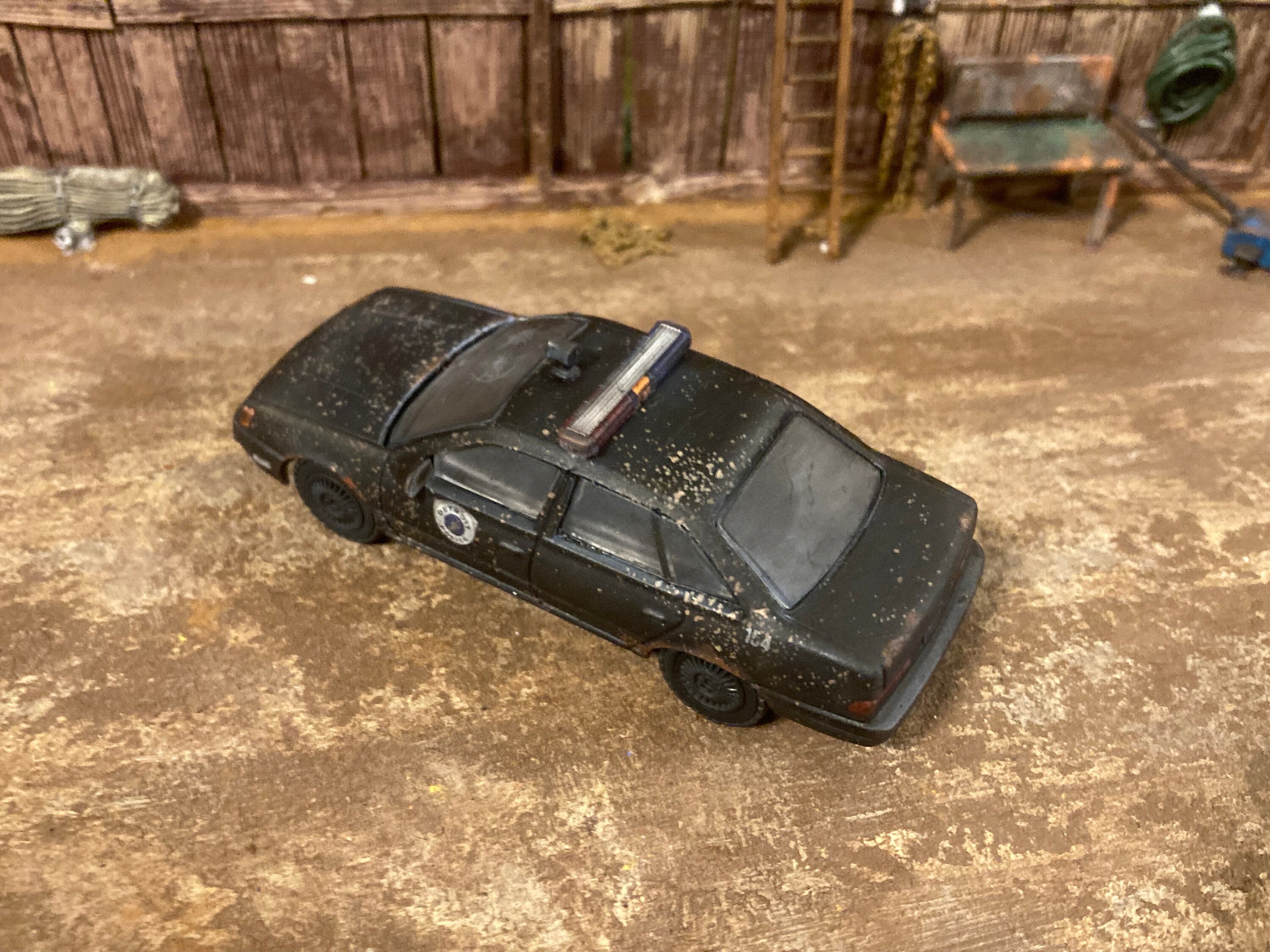 1986 Ford Taurus Police Car Customized 1/64 Scale Diecast Car. Robocop ...