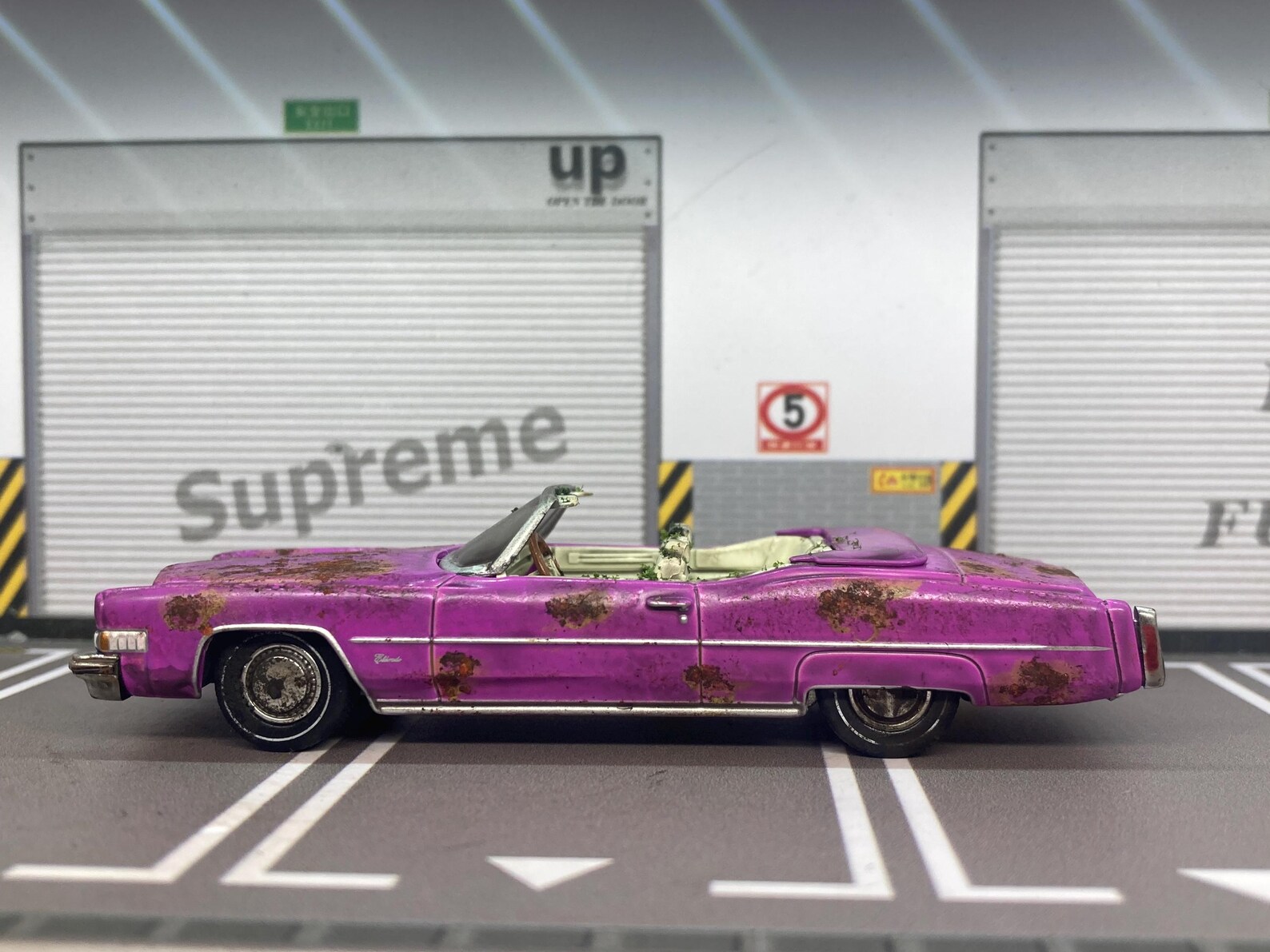 1974 Cadillac Eldorado Customized 1/64 Scale Diecast Car. Custom Barn ...