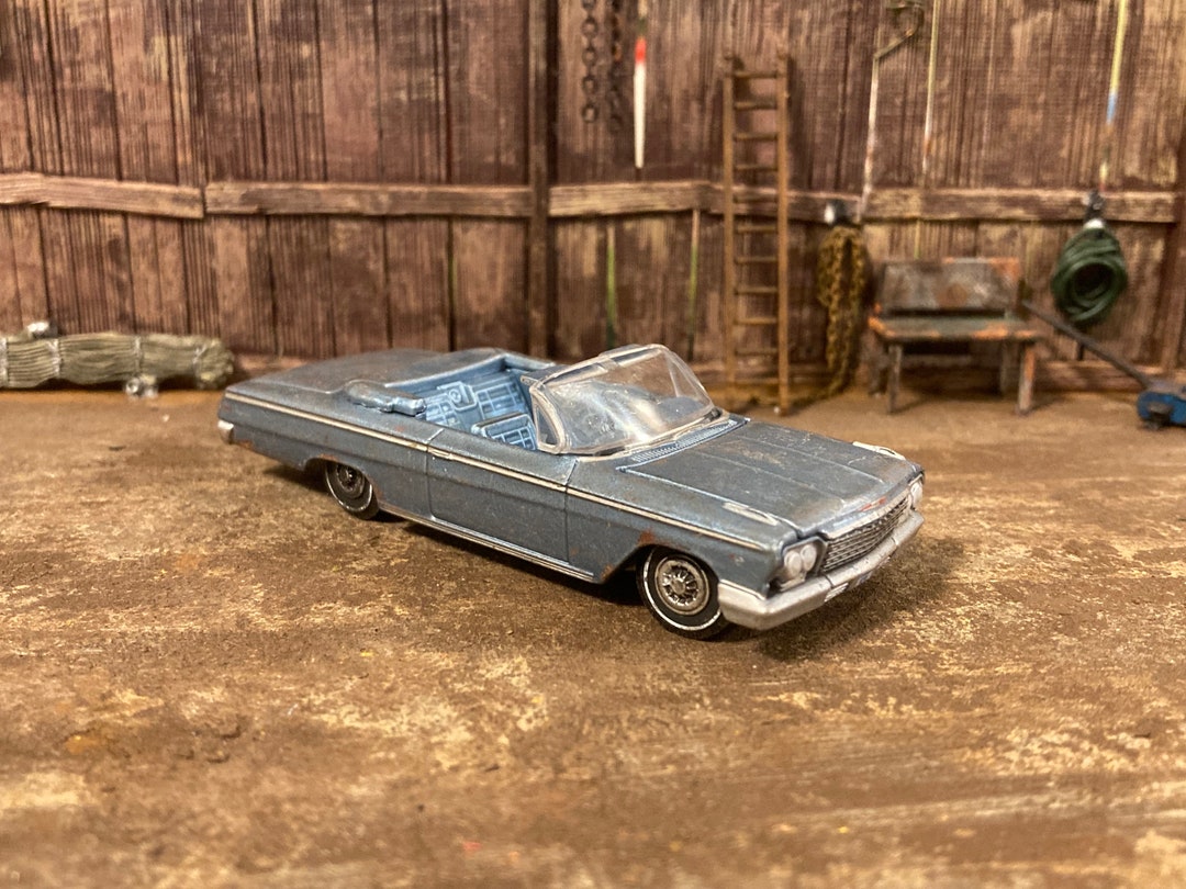 1962 Chevy Impala Convertible Customized 1/64 Scale Diecast Car. Custom ...