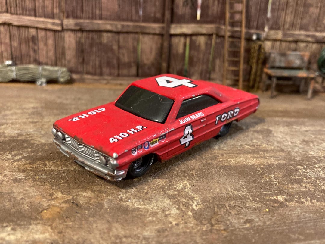 1964 Ford Galaxie NASCAR Customized 1/64 Scale Diecast Car Custom Barn ...