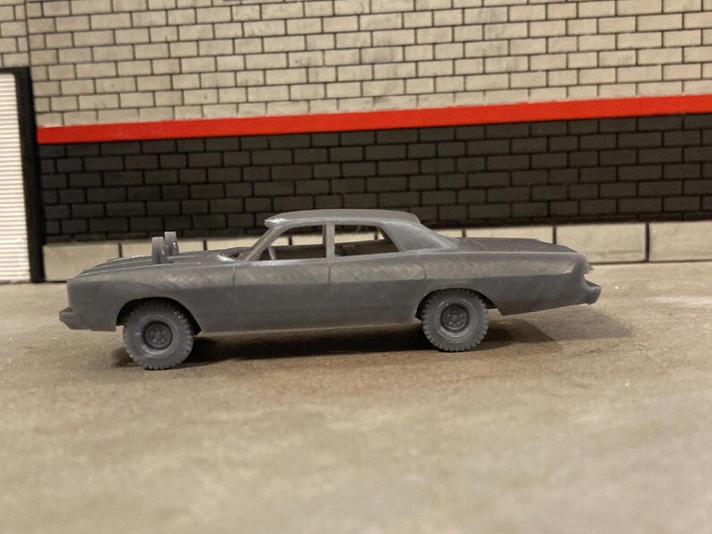 3D Printed 1/64 Scale Late 1960s Dodge / Chrysler Style Demolition Demo ...