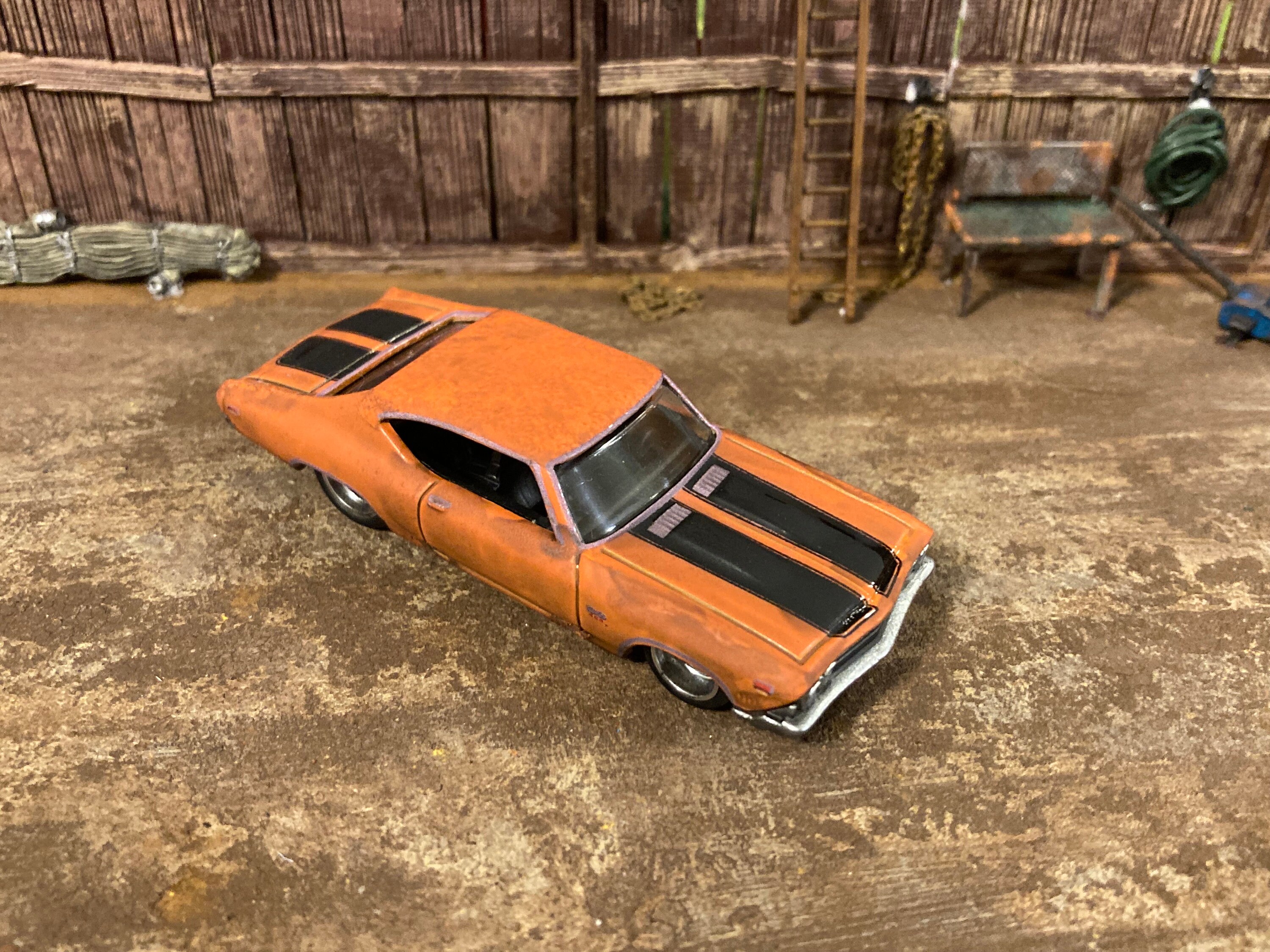 1969 Chevy Chevelle SS Customized 1/64 Scale Diecast Car. Custom Barn ...
