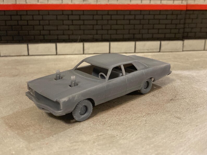 3D Printed 1/64 Scale Late 1960s Dodge / Chrysler Style Demolition Demo ...