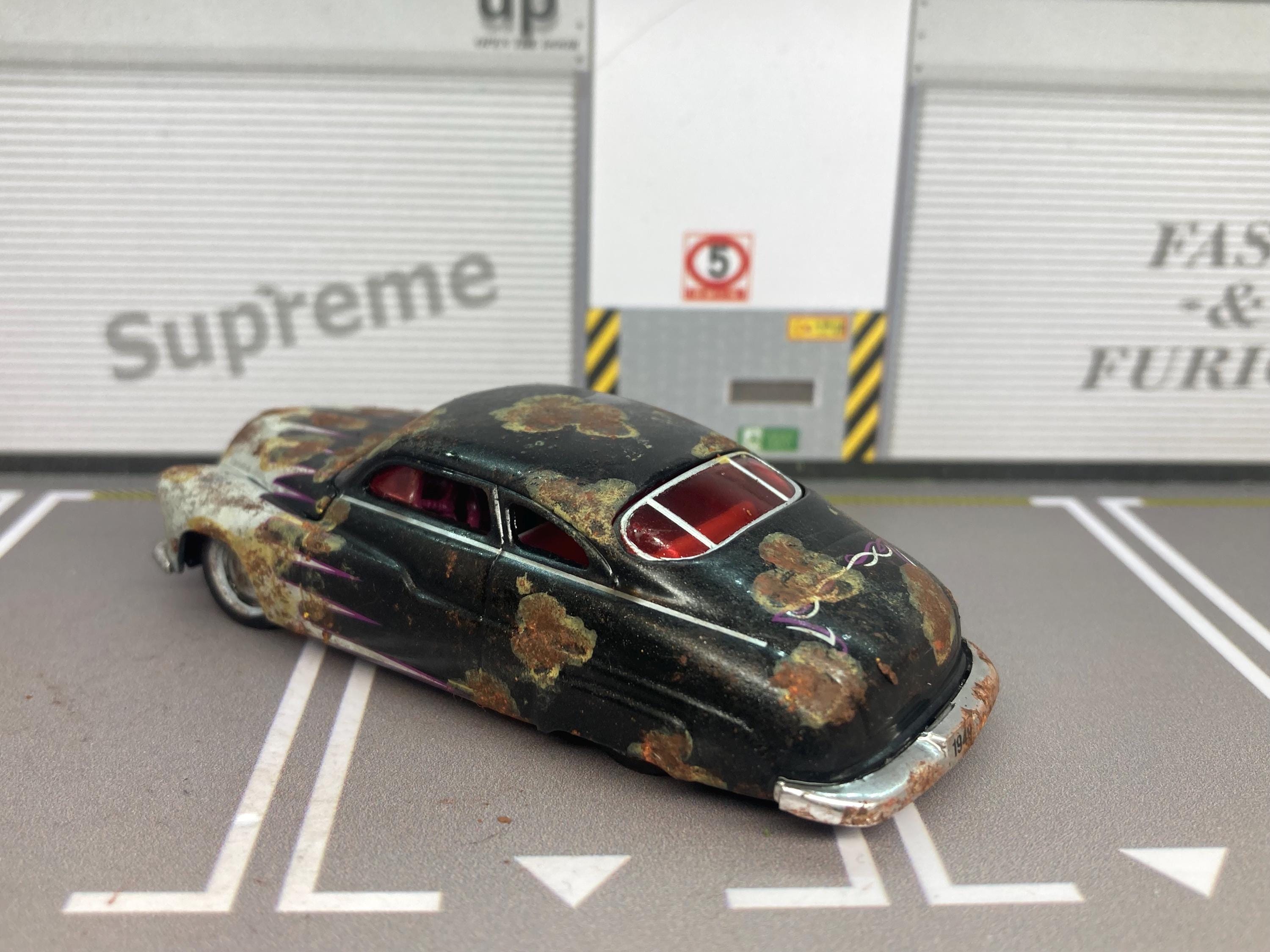 1949 Mercury Coupe Lead Sled Car Customized 1/64 Scale Diecast Car ...