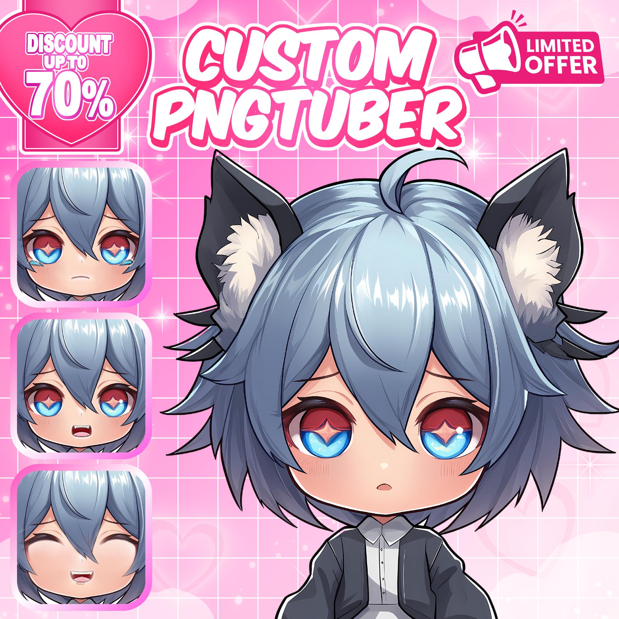 Custom Chibi Anime, Chibi Emotes, Chibi Vtuber, Chibi Character, Chibi ...