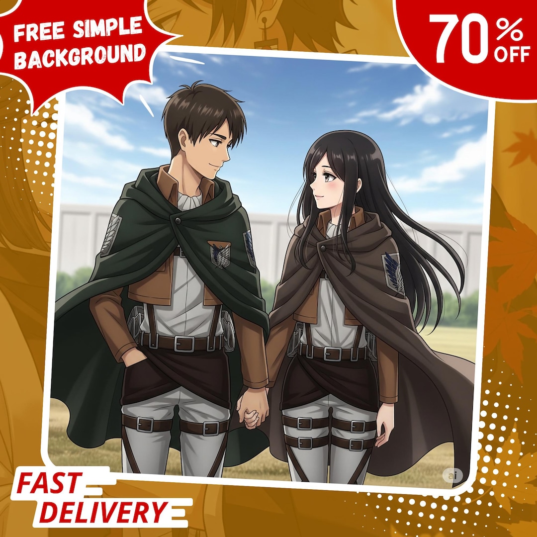 Custom AOT Anime Portrait | Titan Anime Art | Digital Anime Drawing ...