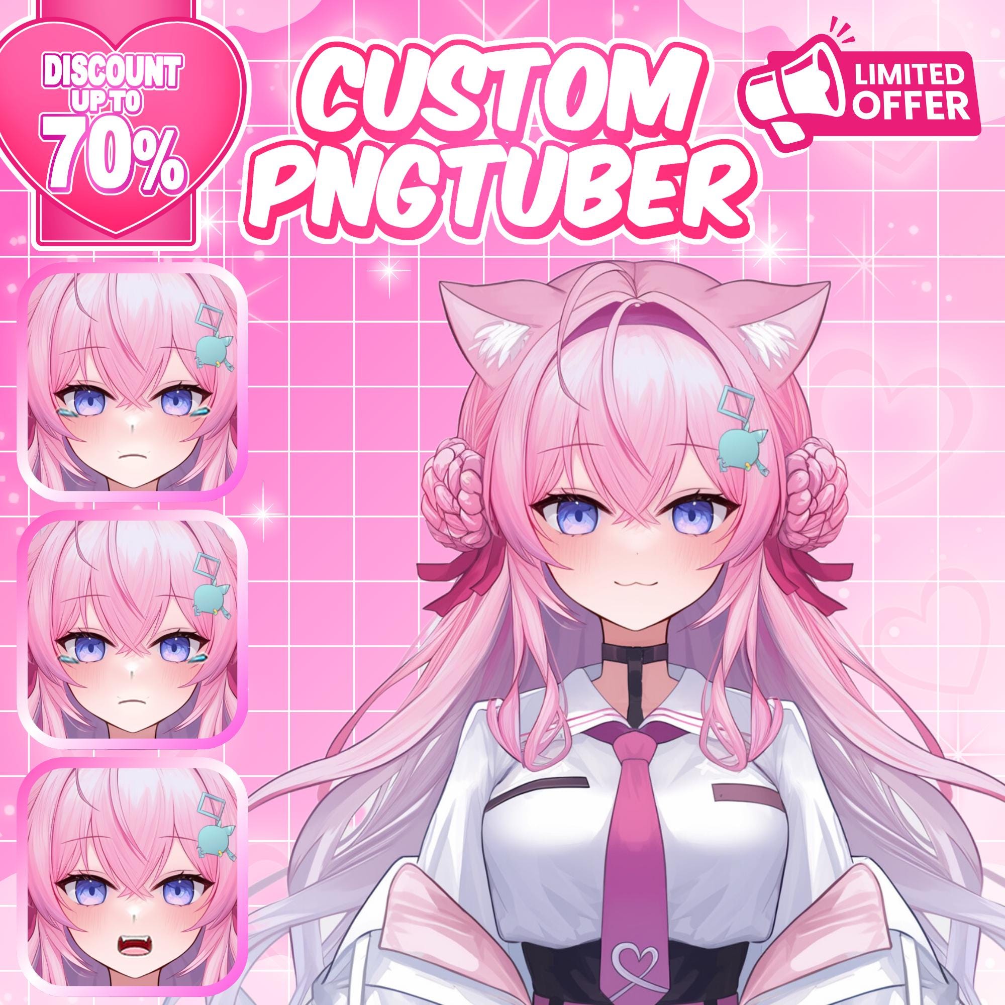 Custom PNGTUBER, Veadotube, Pfp, Pngtuber Commission, Png Tuber, Anime ...