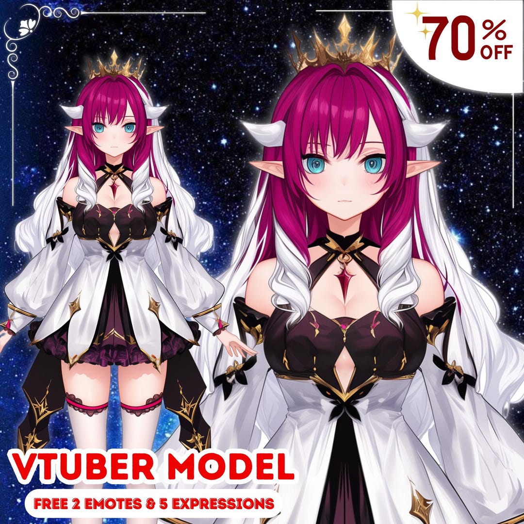 Custom Vtuber Live2d Model Commission / Vtuber Model for Commercial Use / Live2d Vtuber ...