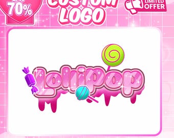 Custom Chibi Cute Animated Vtuber Logo for Your Vtuber, Animated Logo ...
