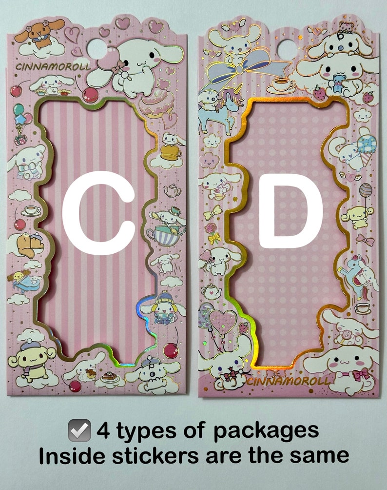 Cinnamoroll Sticker Sheets / Cute Sticker Packs / Sanrio Characters ...