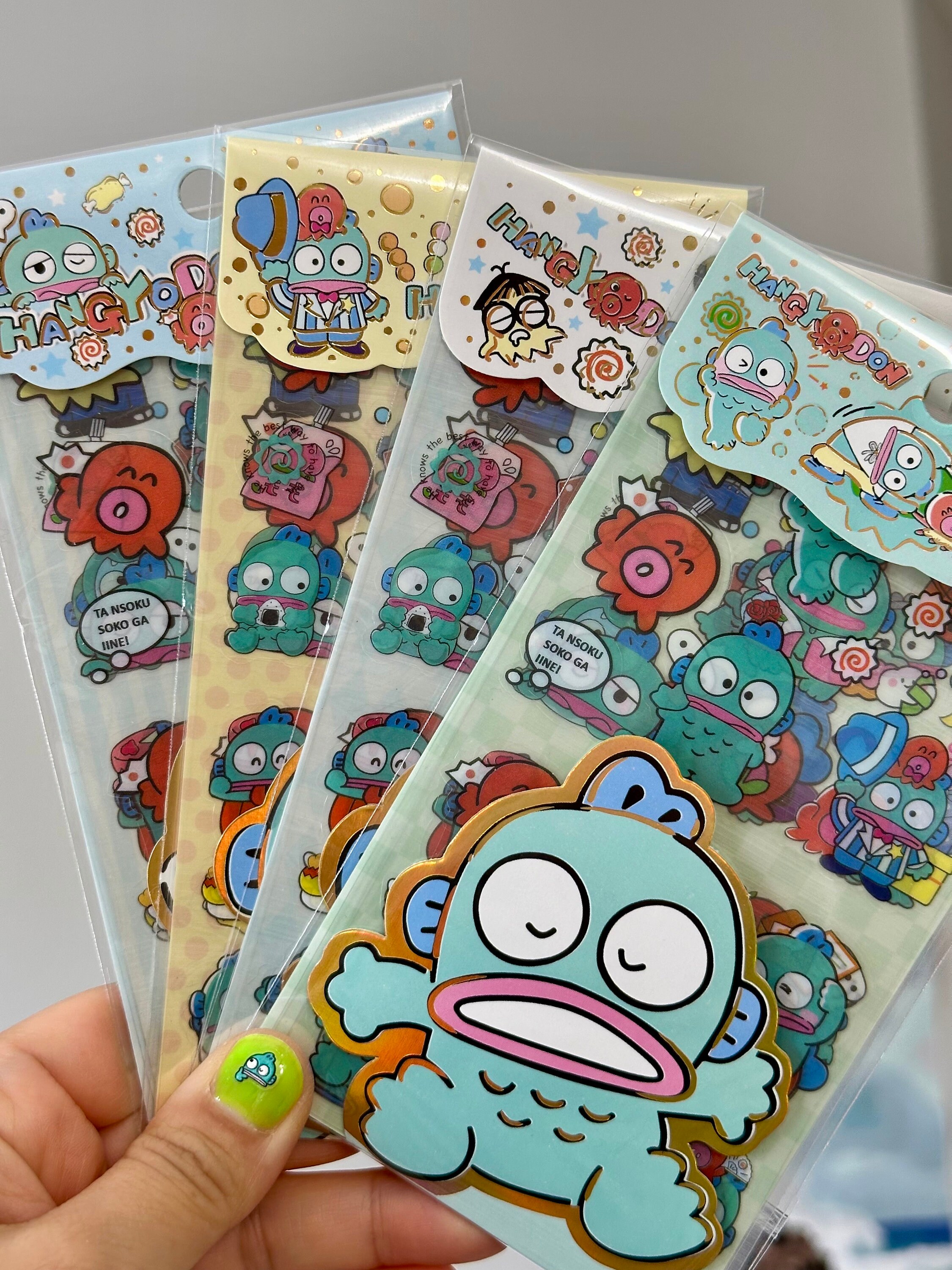 Hangyodon Sticker Sheets, Cute Sticker Packs, Sanrio, Characters ...