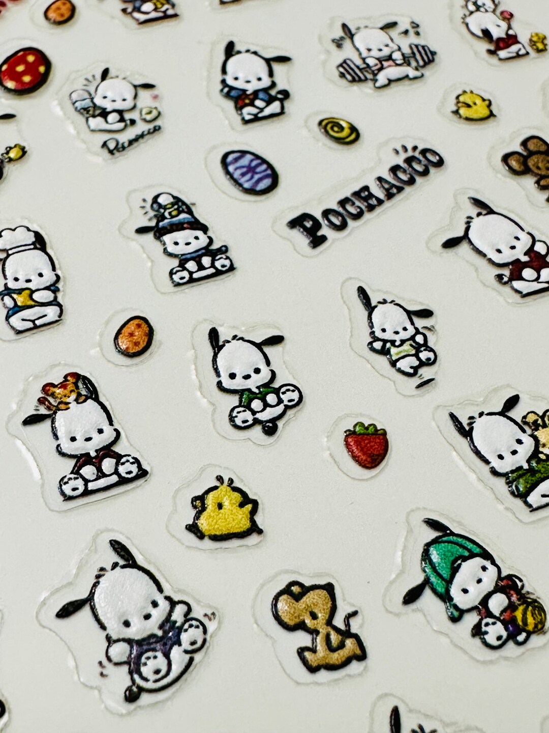 3D Pochacco Stickers / Nailart Stickers / Nail Decals / DIY Nail ...