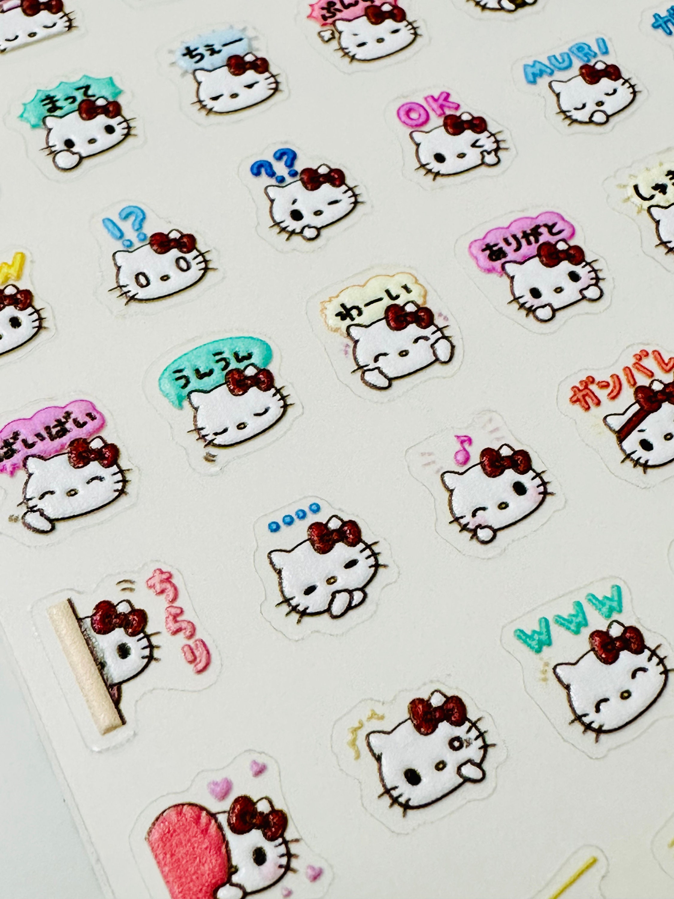 3D Hello Kitty Stickers, Nail Art Stickers, Deco Stickers, DIY Nailart ...