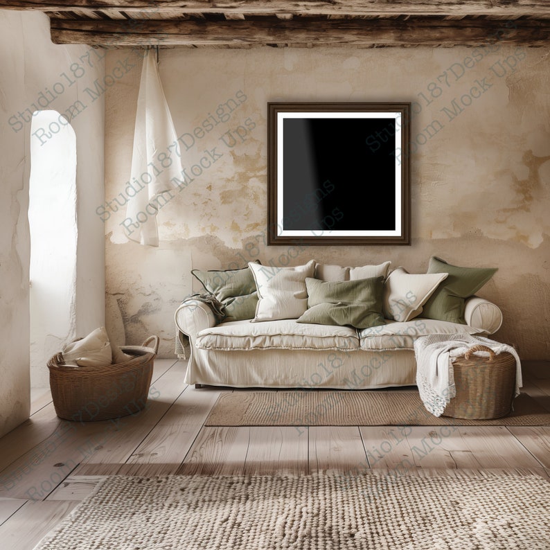 Room Mock up for Photography and Artists Wall Art; Beautiful ...