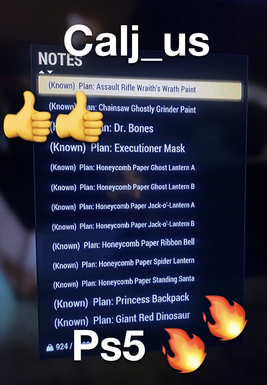 Fo76 Rare Plan Bundle Pick 3 Spooky Scorched Plans & More PS4 / PS5 - Etsy