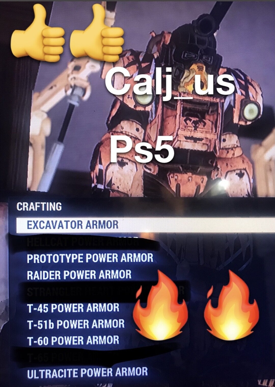 Power Armor 1 Full Set of Power Armor PS4/5 Fallout76 - Etsy