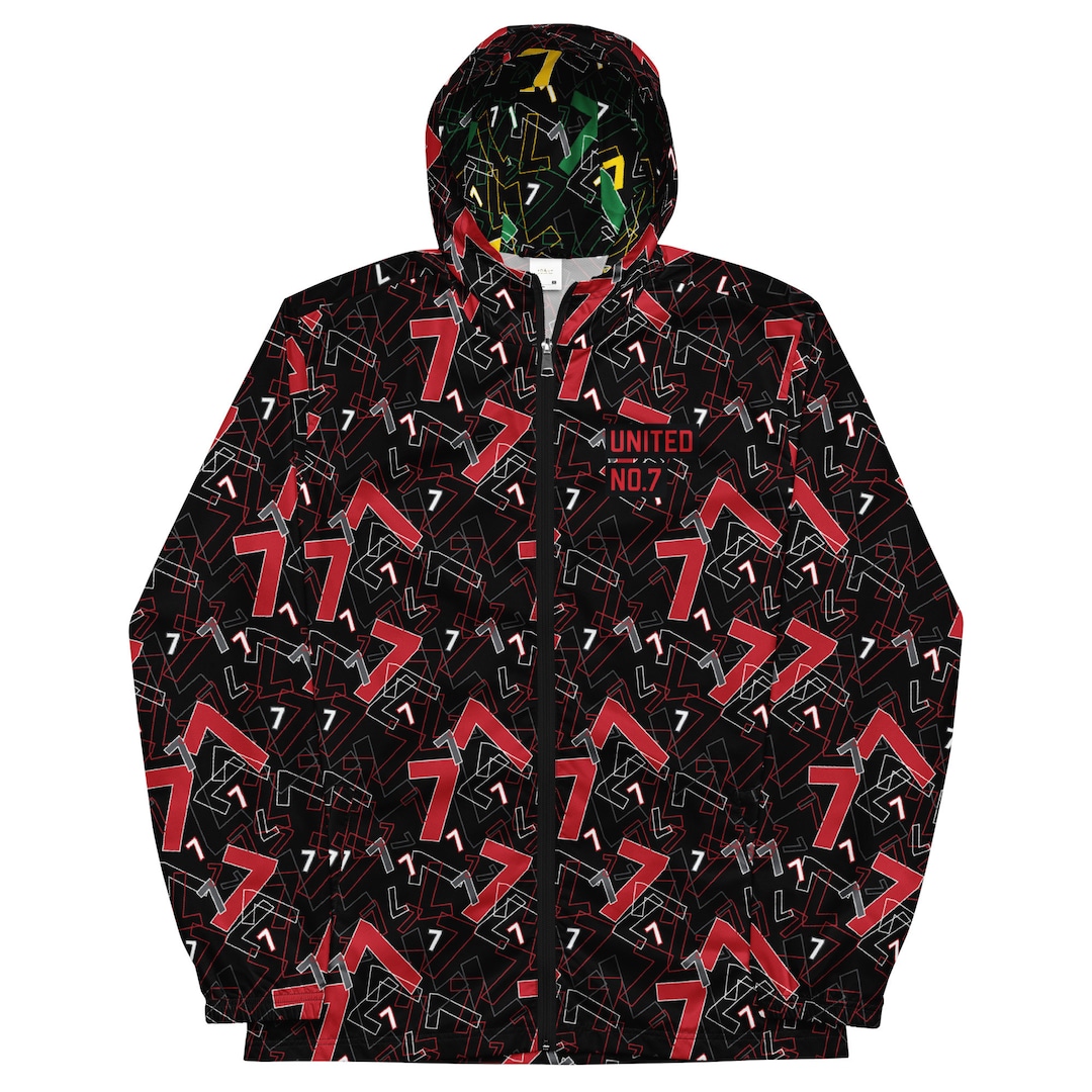 UNITED NUMBER 7 (MUFC) Iconic Seven Windbreaker Anorak Inspired by ...